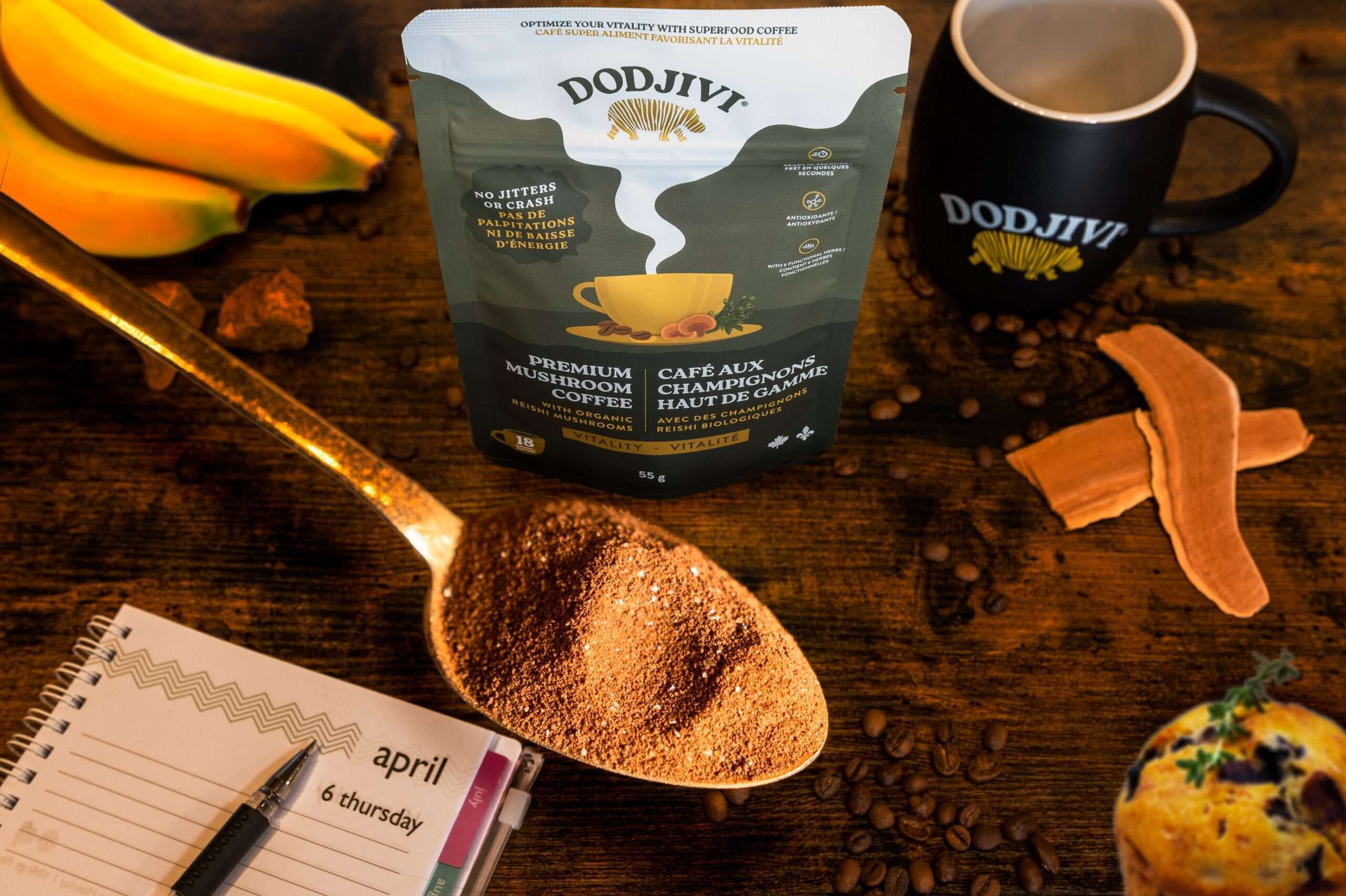 Reishi Mushroom Coffee Mix InstantVitality & Energy Blend with ...